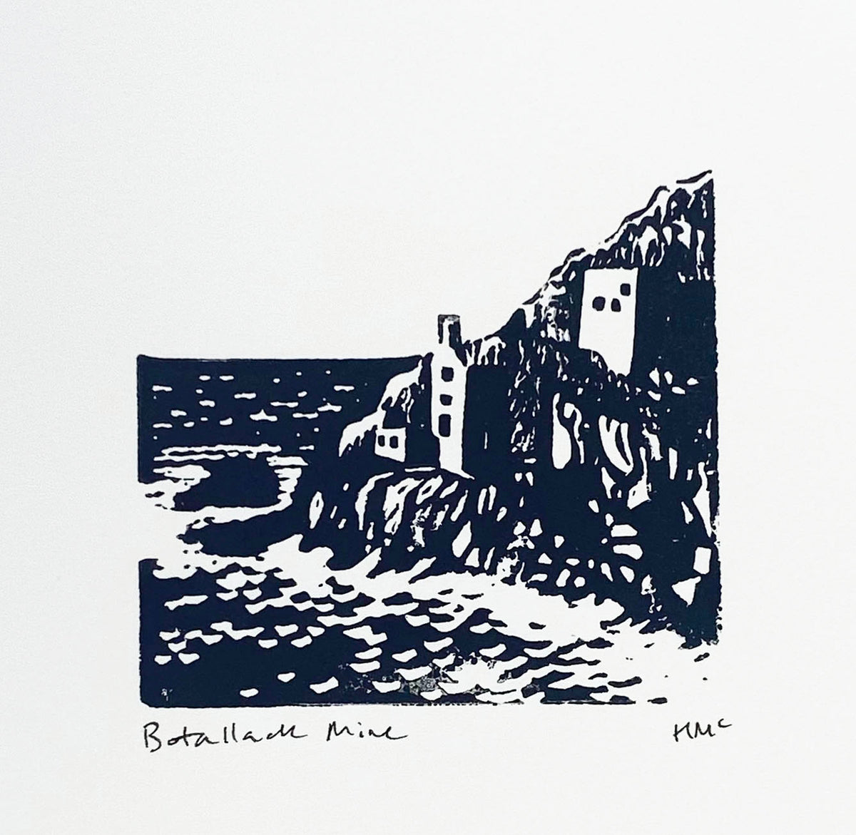 Mini Print - Botallack Mine – Hazel McNab