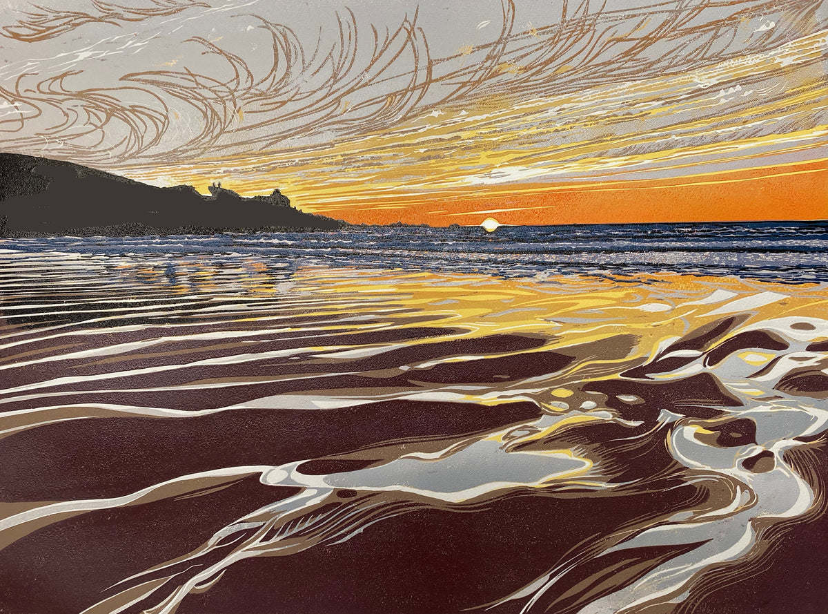 Porthmeor sunset – Hazel McNab